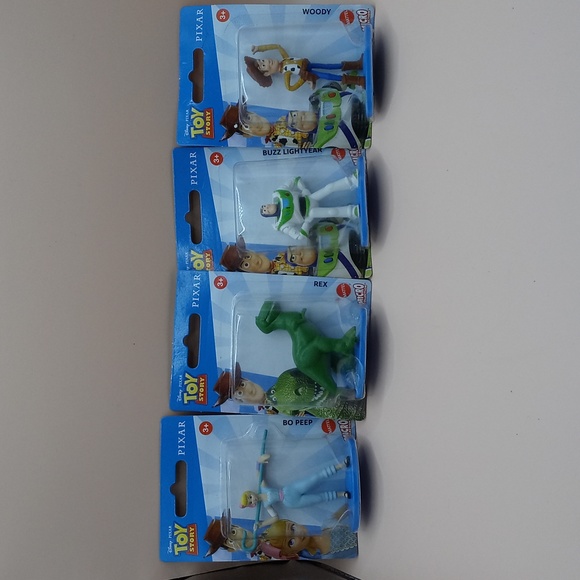 Disney | Toys | Set Of 4 Mini Disney Pixar Toy Story Figurines | Poshmark